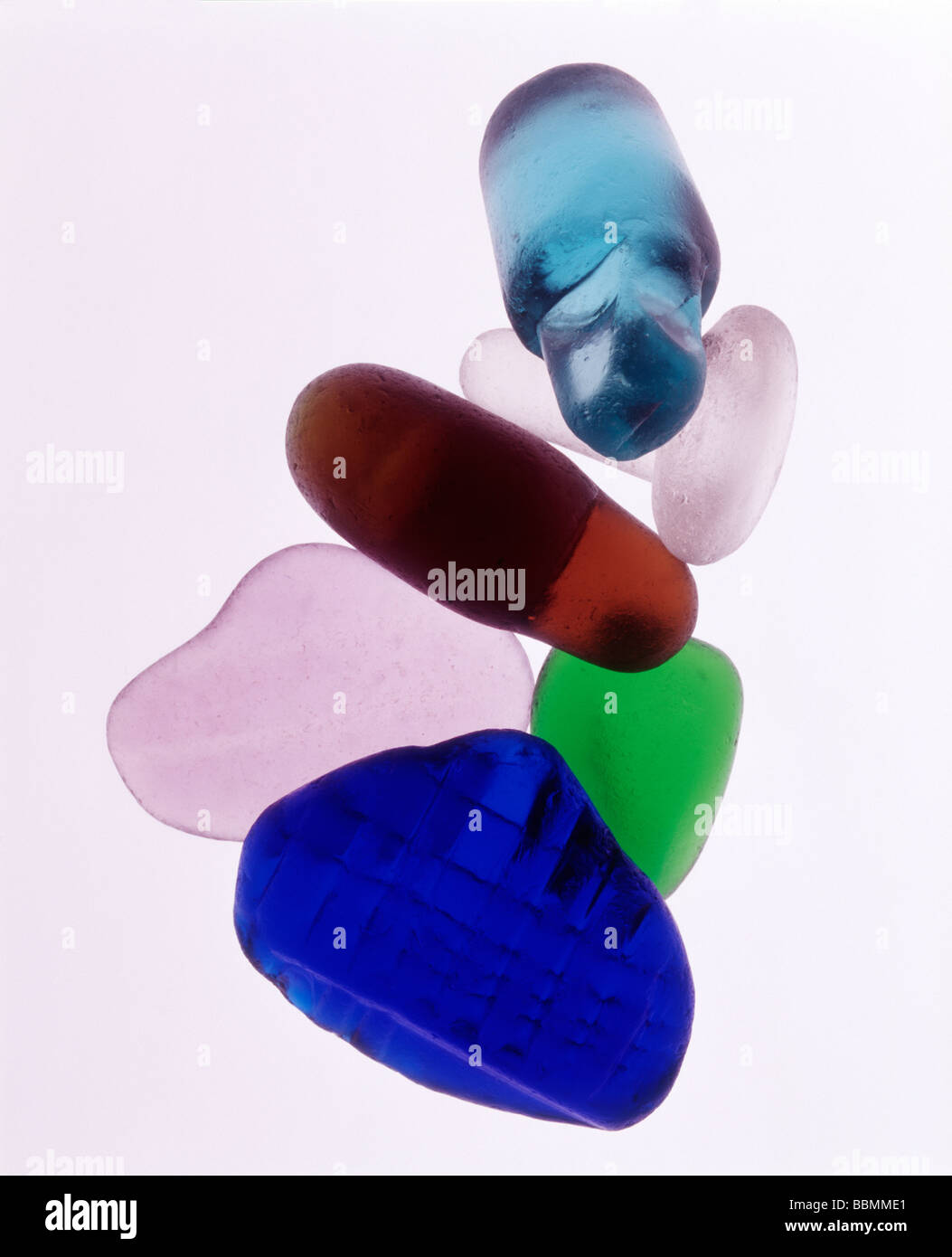 View of colorful pebbles Stock Photo - Alamy