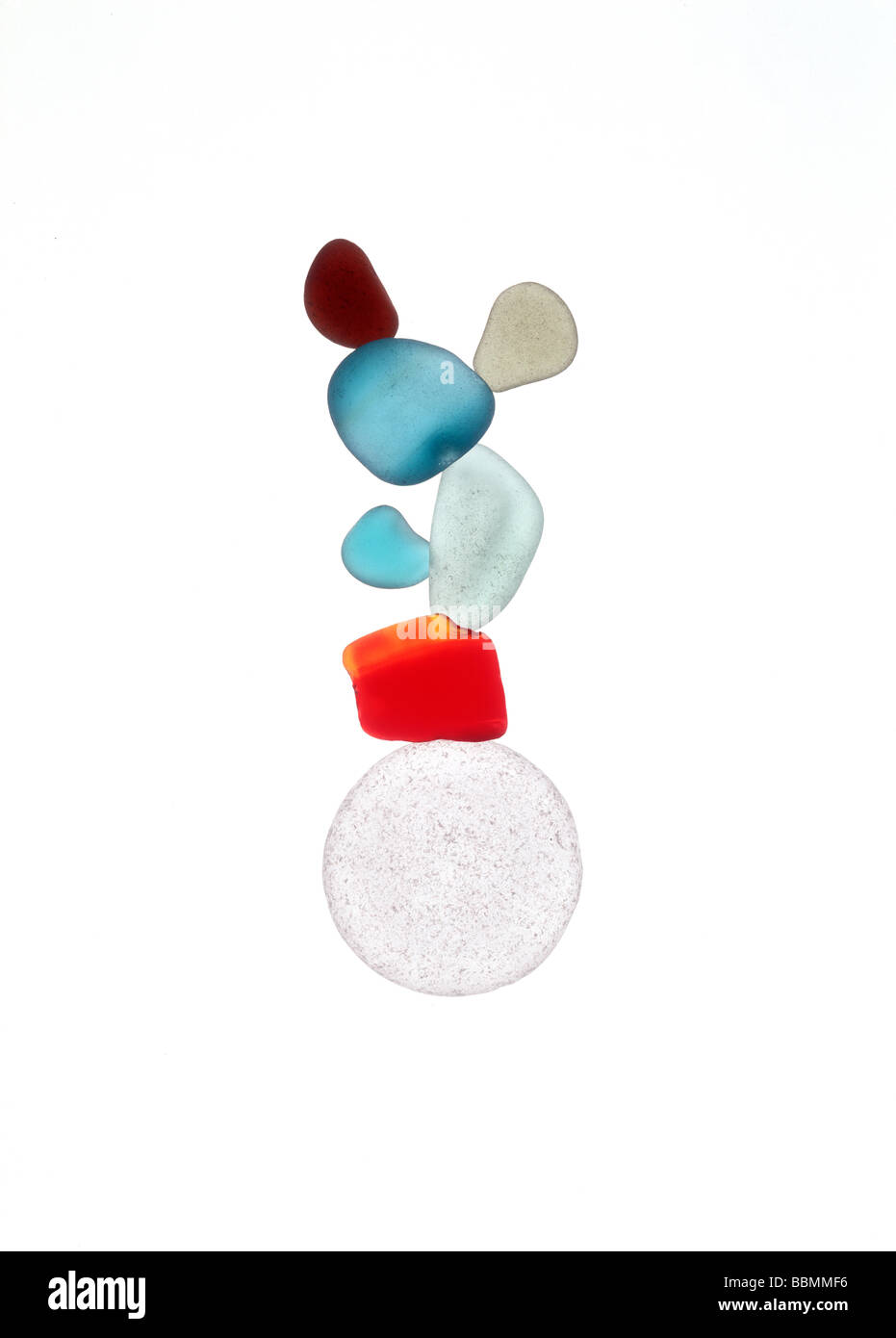 Abstract pebbles pattern Cut Out Stock Images & Pictures - Alamy