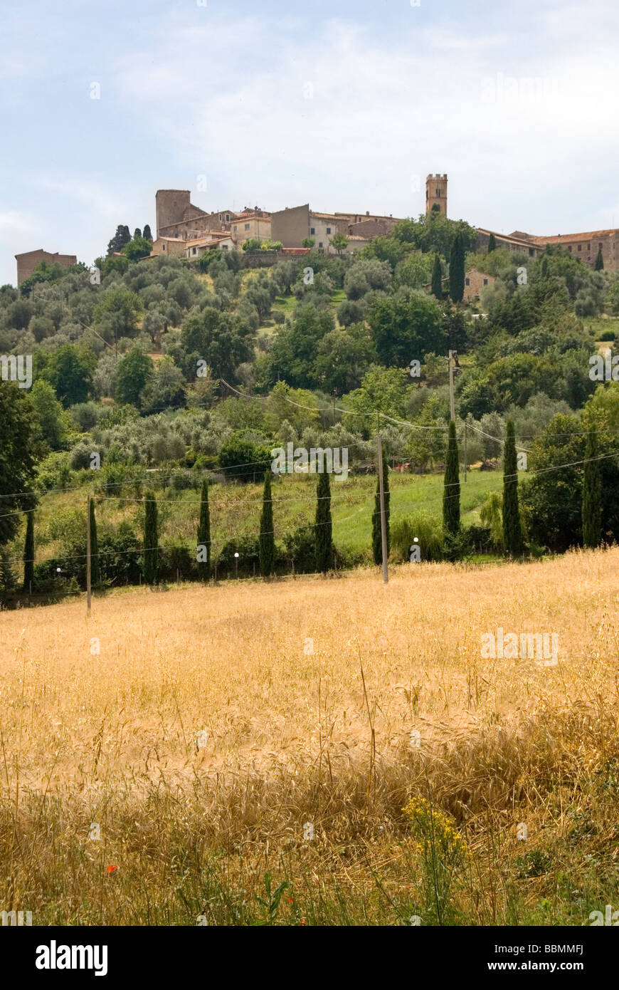 Town of Montemerano, province of Grosseto Tuscany Stock Photo - Alamy