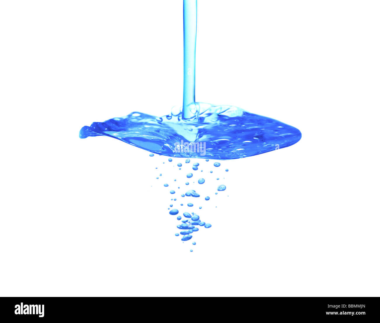 View of water splattering (digital composite Stock Photo - Alamy