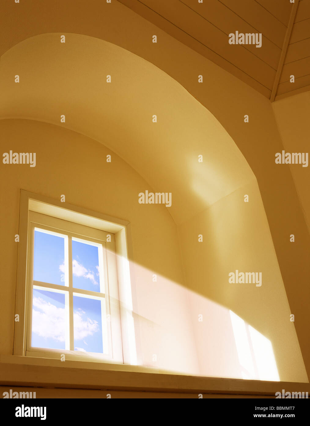 View of sunlight through closed window Stock Photo - Alamy