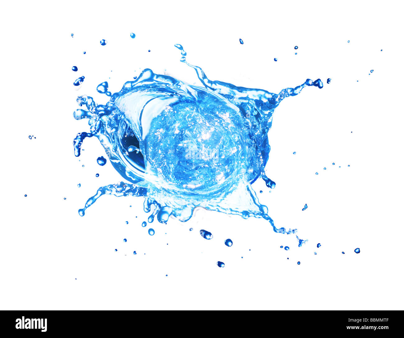 View of splattered water (digital composite Stock Photo - Alamy
