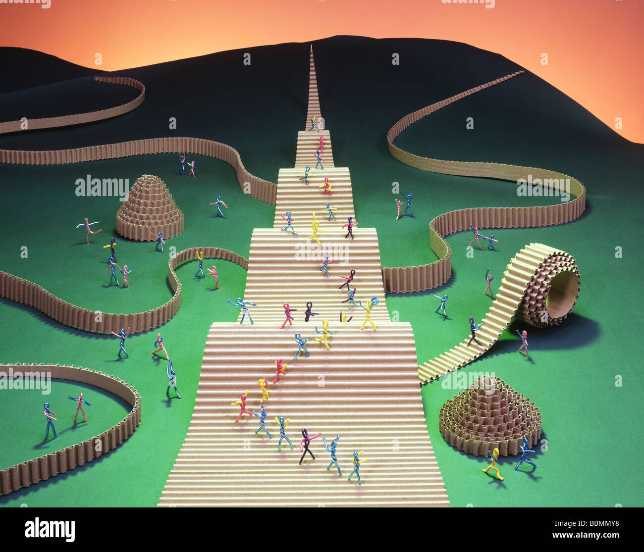 Digital composite of toys doing activities Stock Photo - Alamy