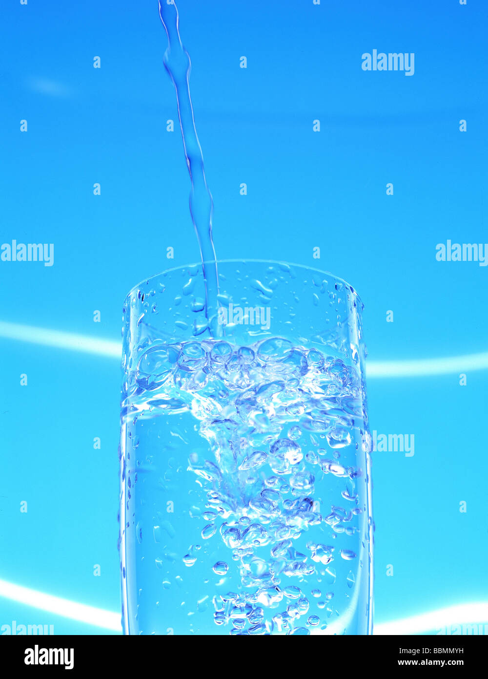 Pure water poured glass close hi-res stock photography and images - Alamy