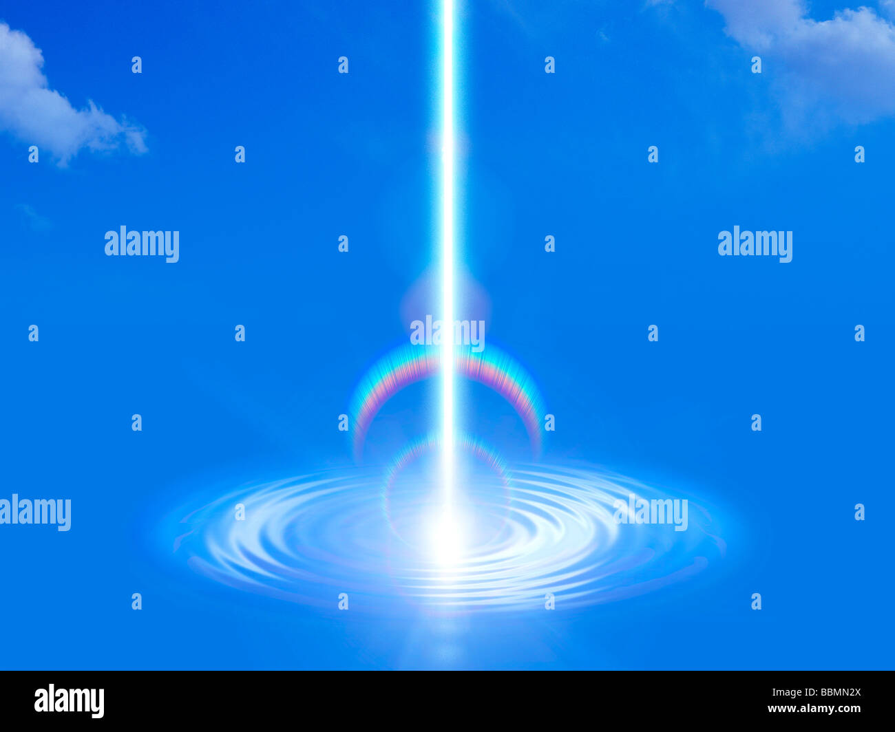 Digital rainbow ripple hi-res stock photography and images - Alamy