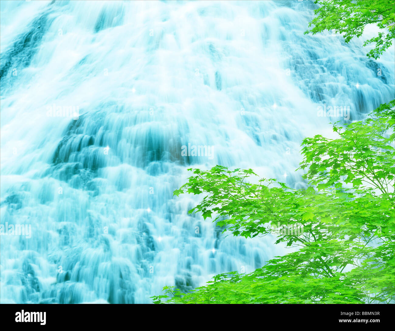 View of water flowing Stock Photo - Alamy