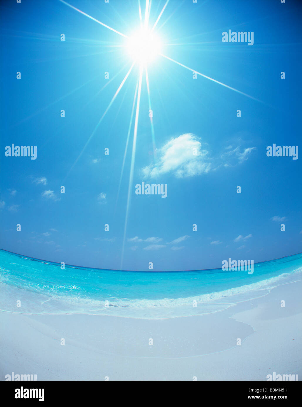 Sunlight flare under water clear hi-res stock photography and images ...