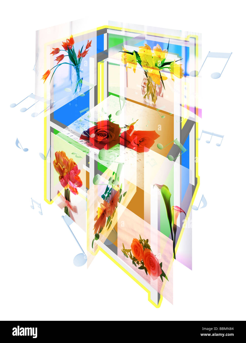 Musical representation Cut Out Stock Images & Pictures - Alamy