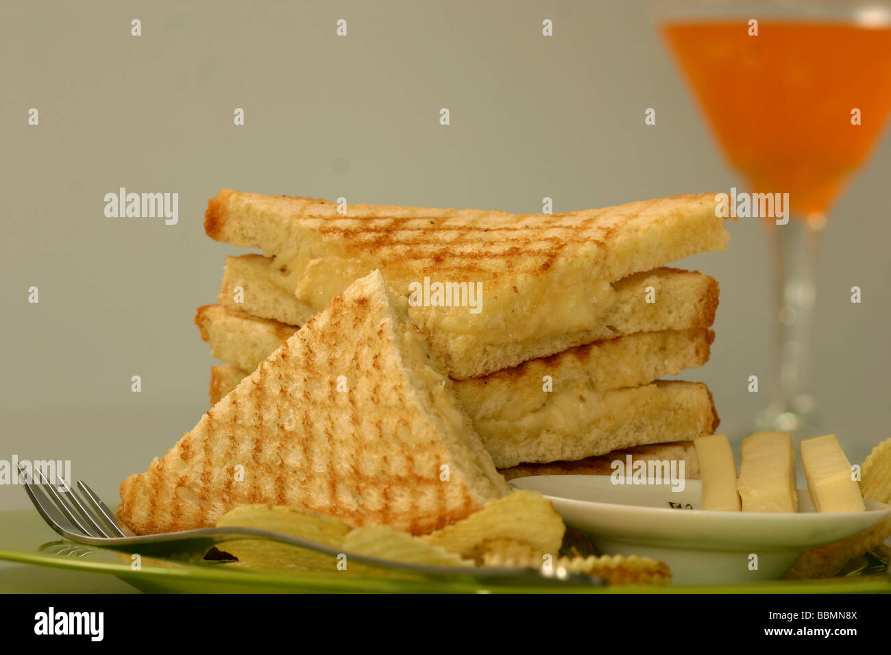 Cheese grilled toast Stock Photo - Alamy