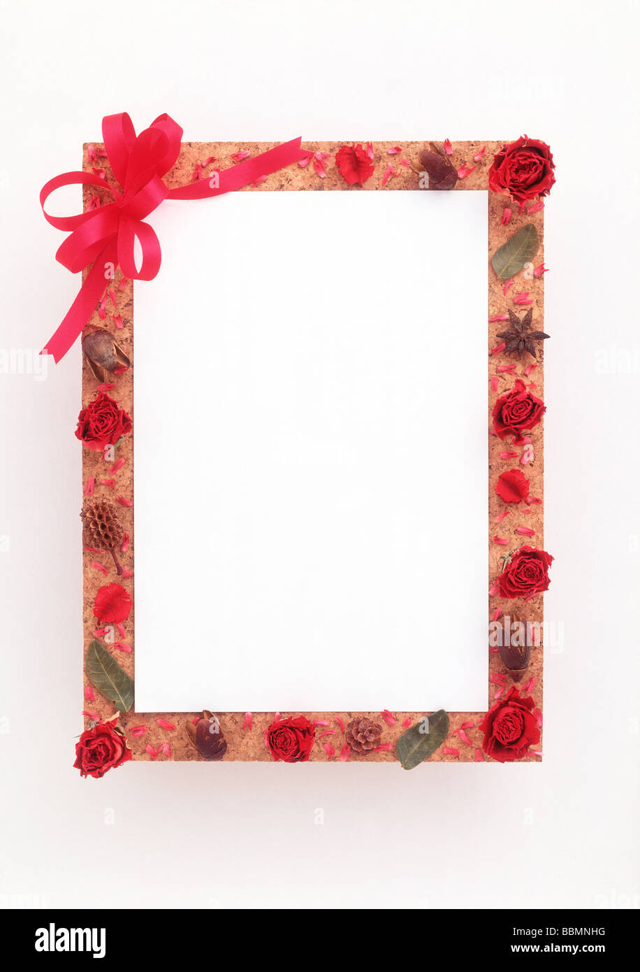 A frame with ribbon attached Stock Photo - Alamy