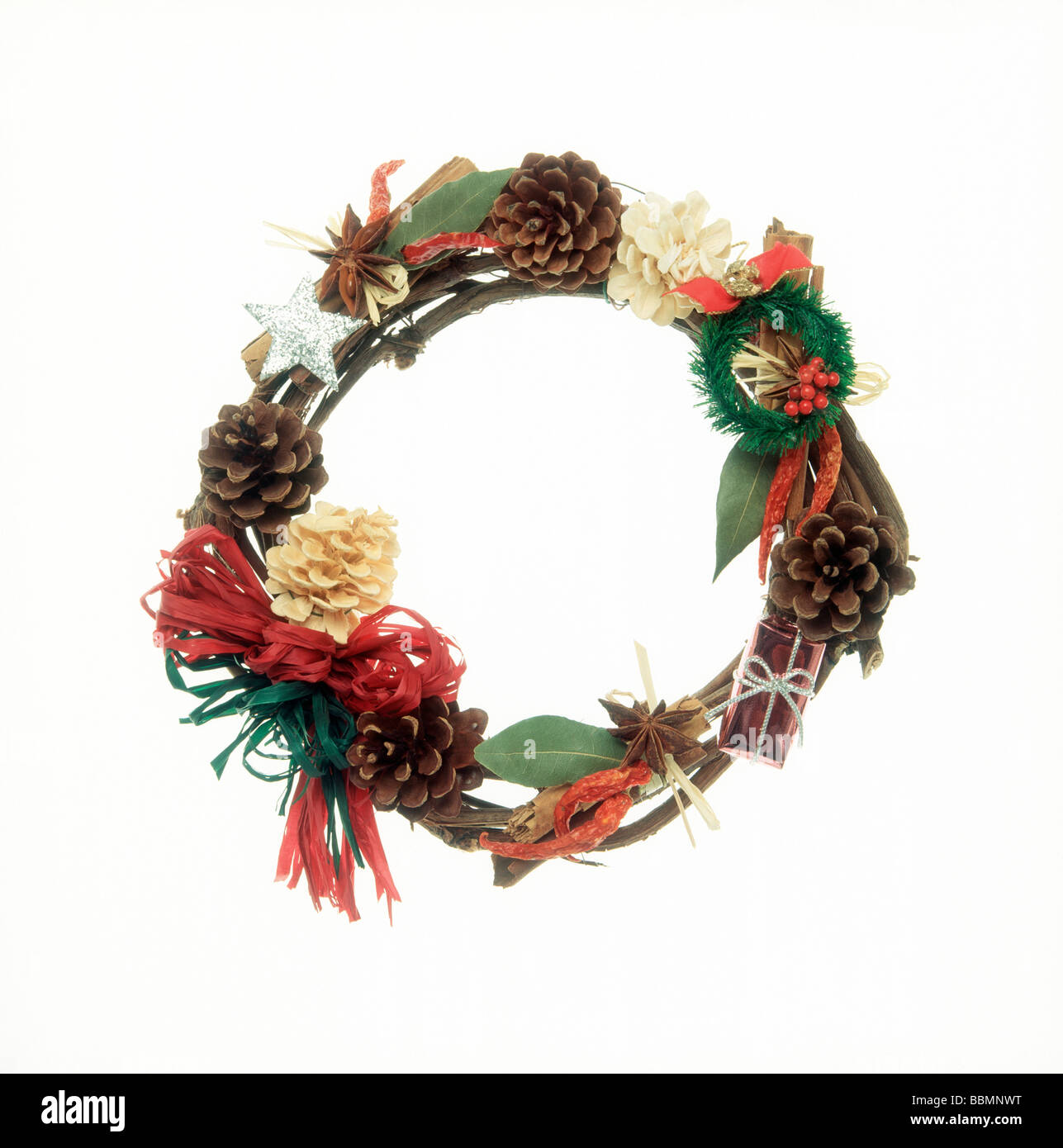 Close up wreath flowers Cut Out Stock Images & Pictures - Alamy