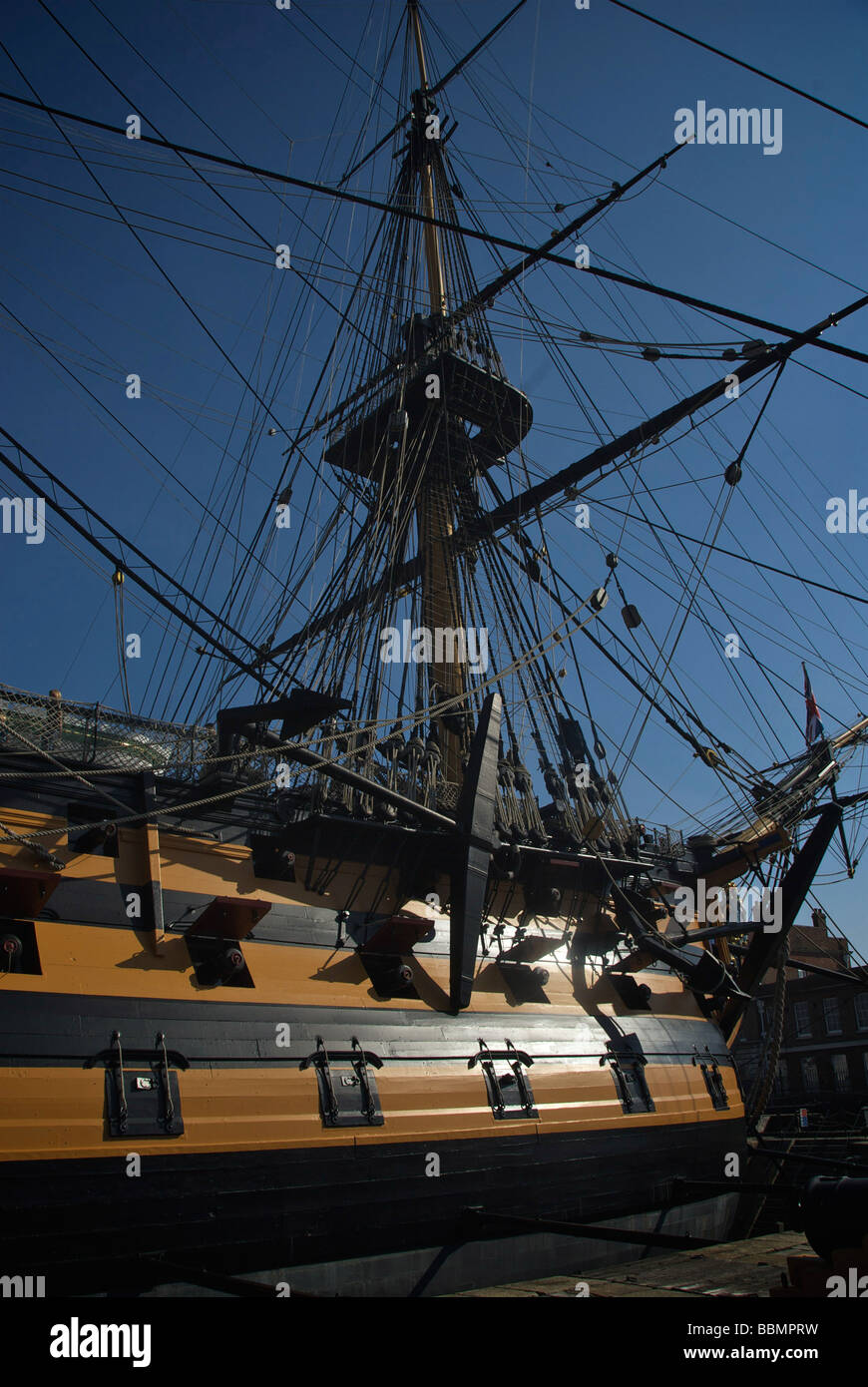 HMS Victory Portsmouth Harbour Naval Docks Stock Photo - Alamy