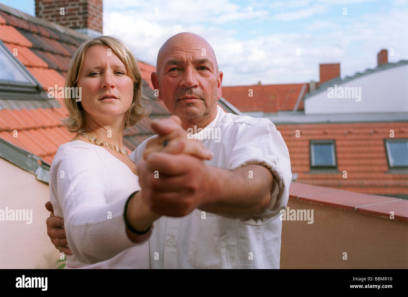 Private dancing class on the balcony, Berlin, Germany Stock Photo - Alamy