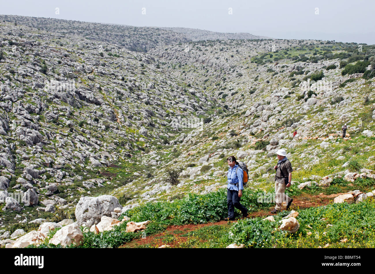Hikers near Aleppo, Syria, Middle East, Asia Stock Photo - Alamy