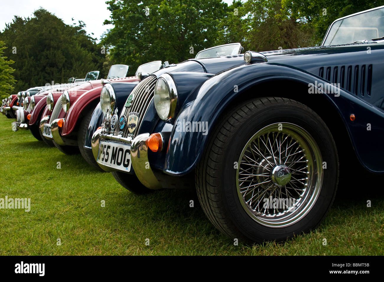 morgan classic sports car england Stock Photo - Alamy