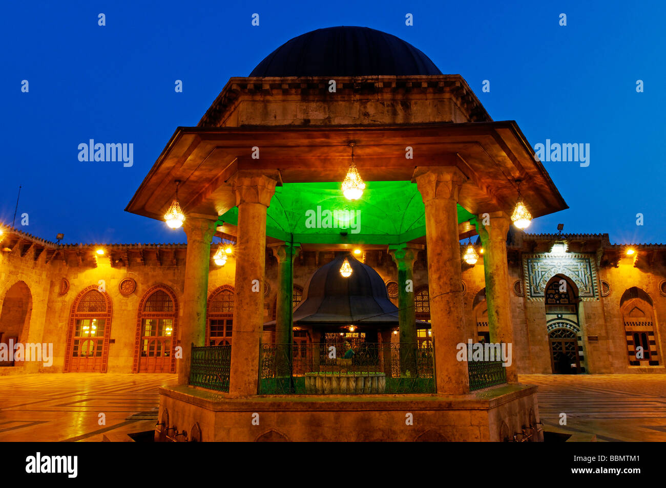 Umayyad mosque in the old town of Aleppo, Syria, Asia Stock Photo - Alamy