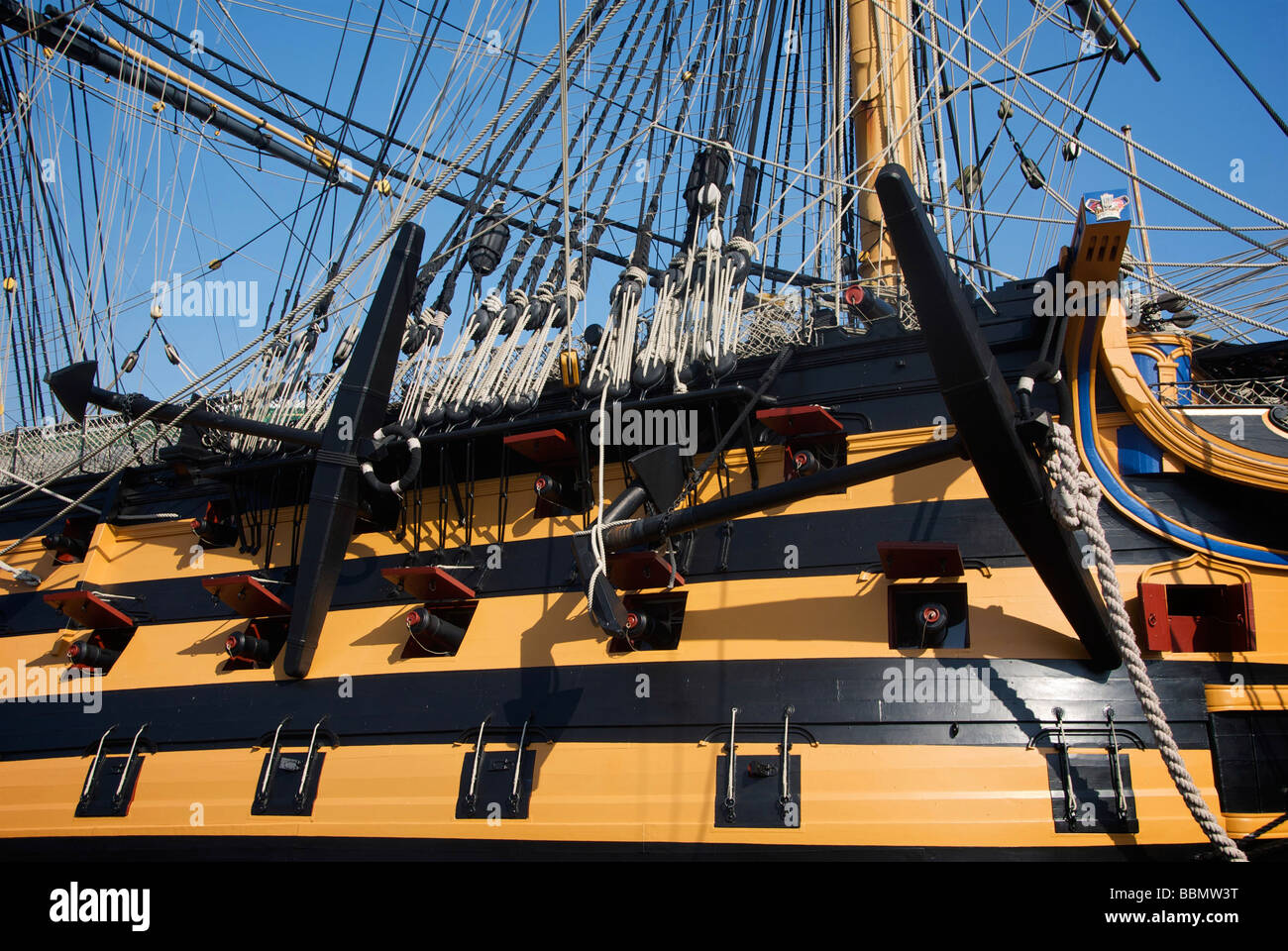 HMS Victory Portsmouth Harbour Naval Docks Stock Photo - Alamy