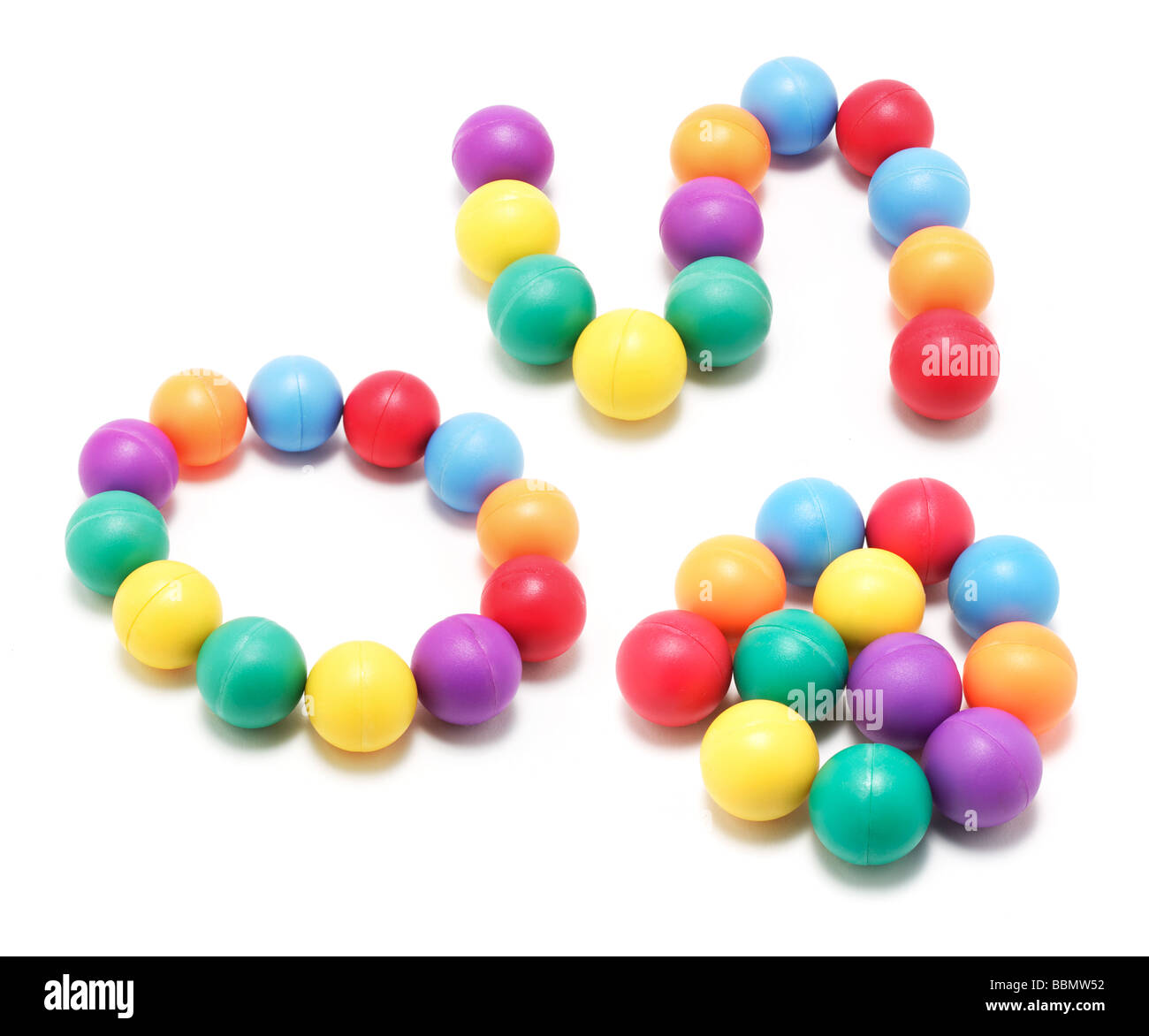 Miniature Coloured Balls Stock Photo - Alamy