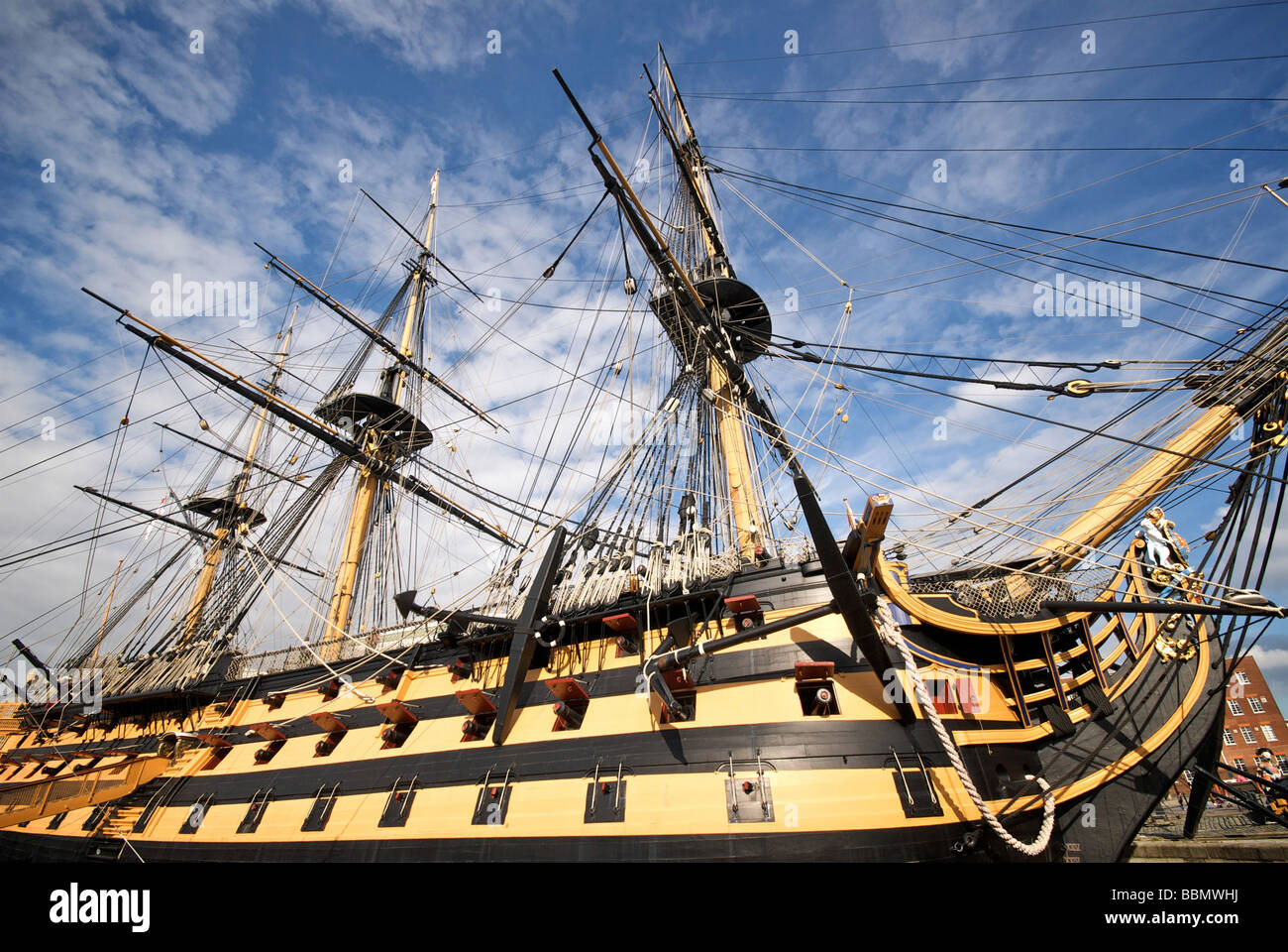 HMS Victory Portsmouth Harbour Naval Docks Stock Photo - Alamy