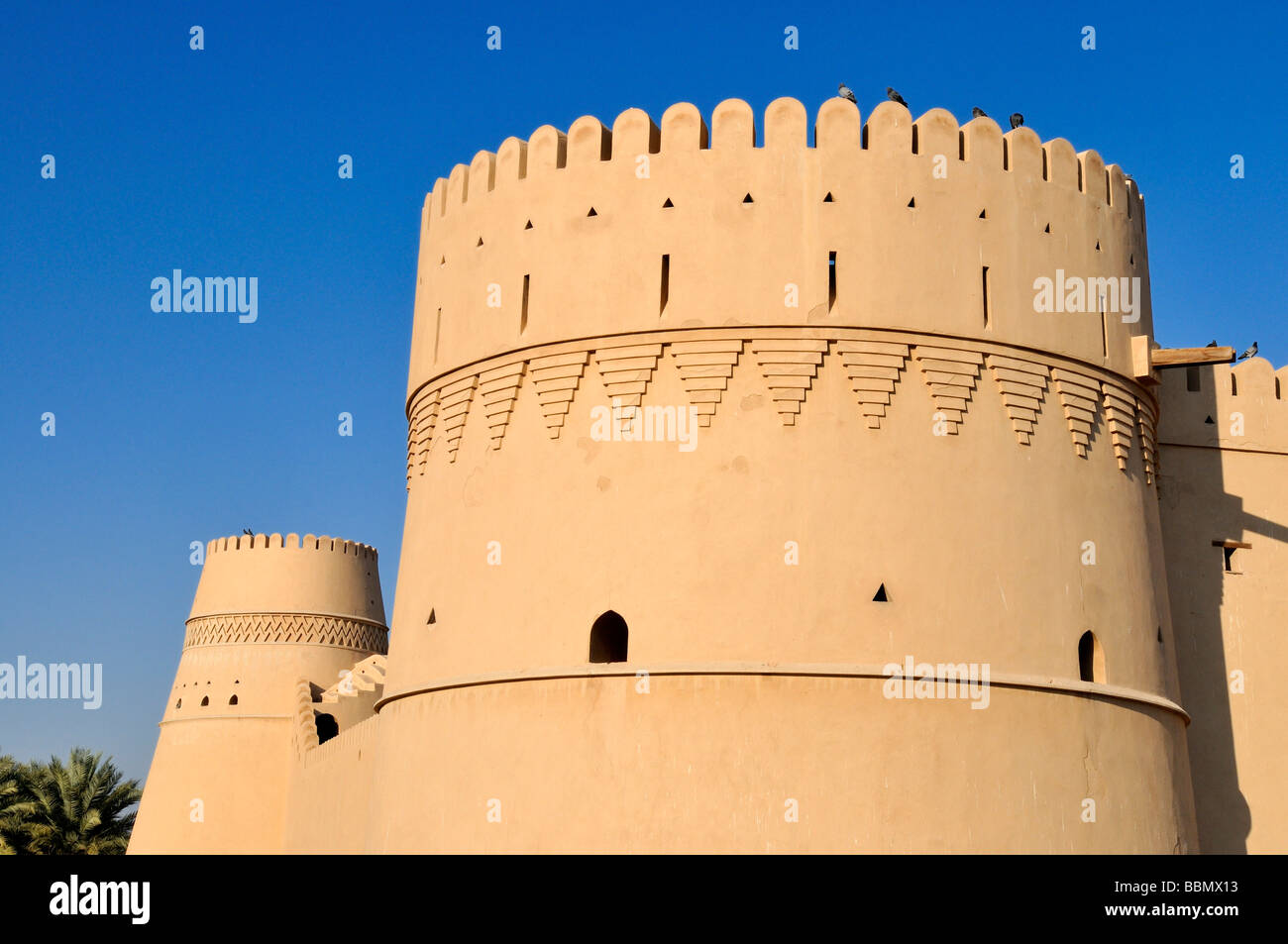 Historic adobe fortification Al Khandaq Fort or Castle, Buraimi, Al ...