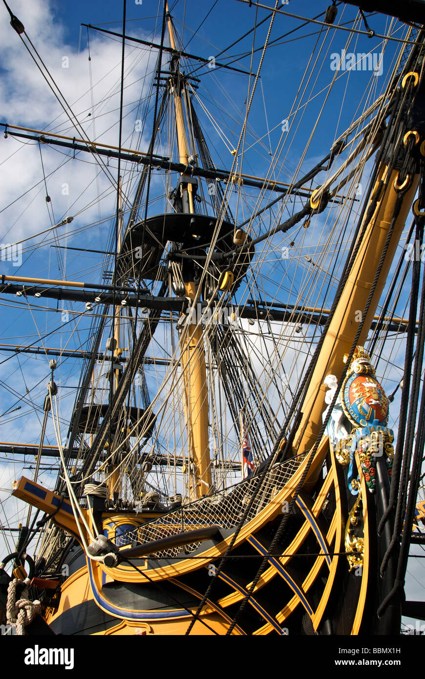 HMS Victory Portsmouth Harbour Naval Docks Stock Photo - Alamy