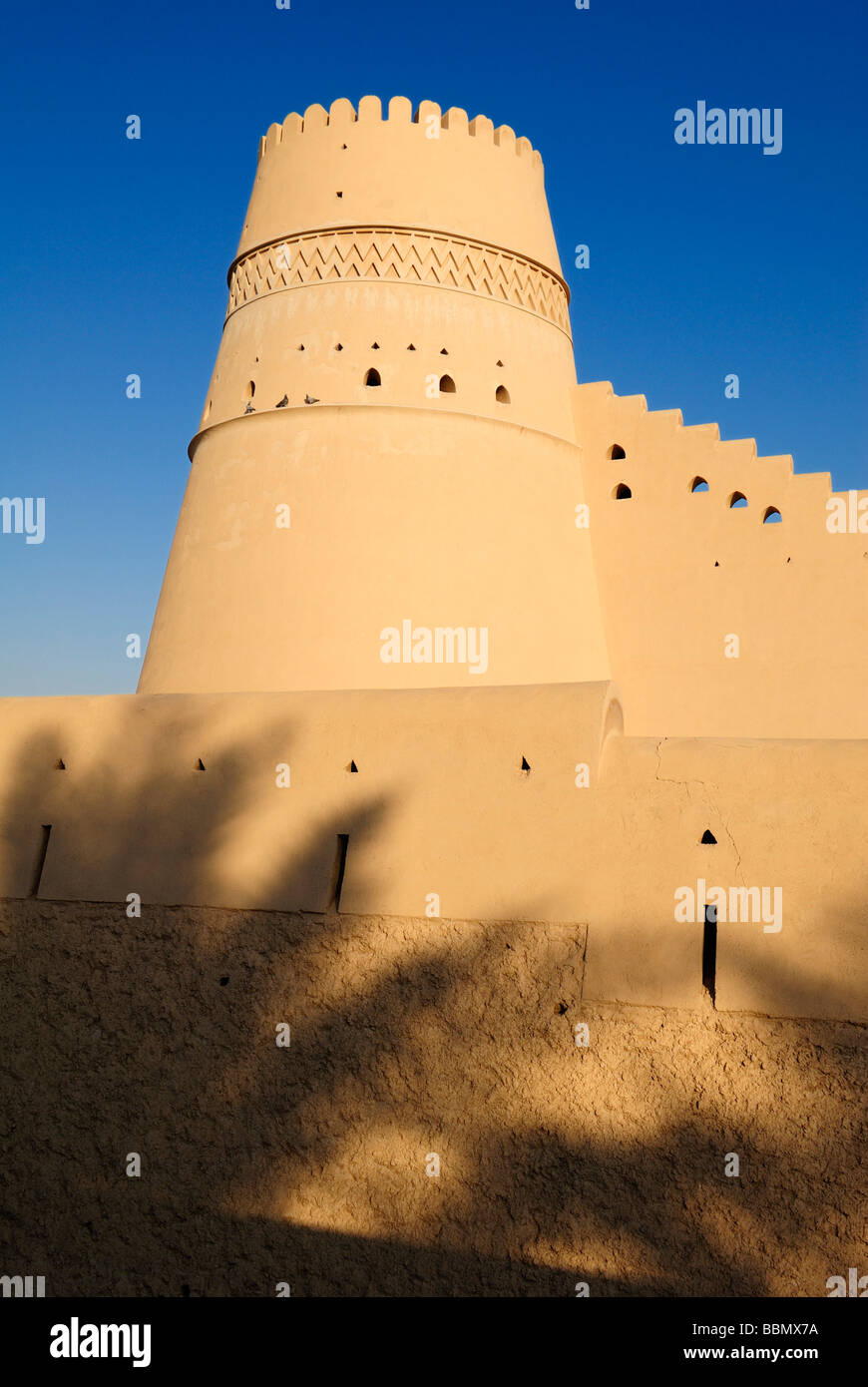Historic adobe fortification Al Khandaq Fort or Castle, Buraimi, Al ...