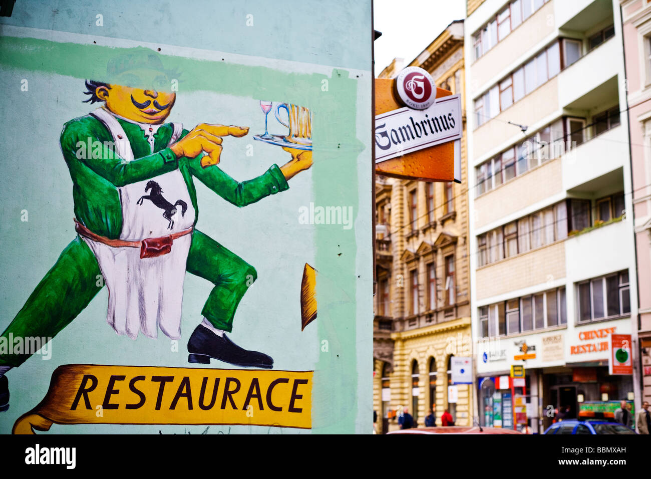 Czech street sign hi-res stock photography and images - Alamy