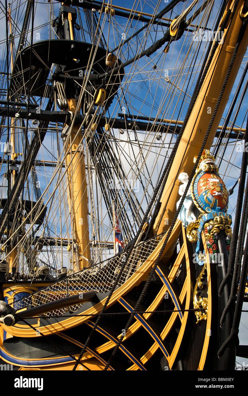 HMS Victory Portsmouth Harbour Naval Docks Stock Photo - Alamy
