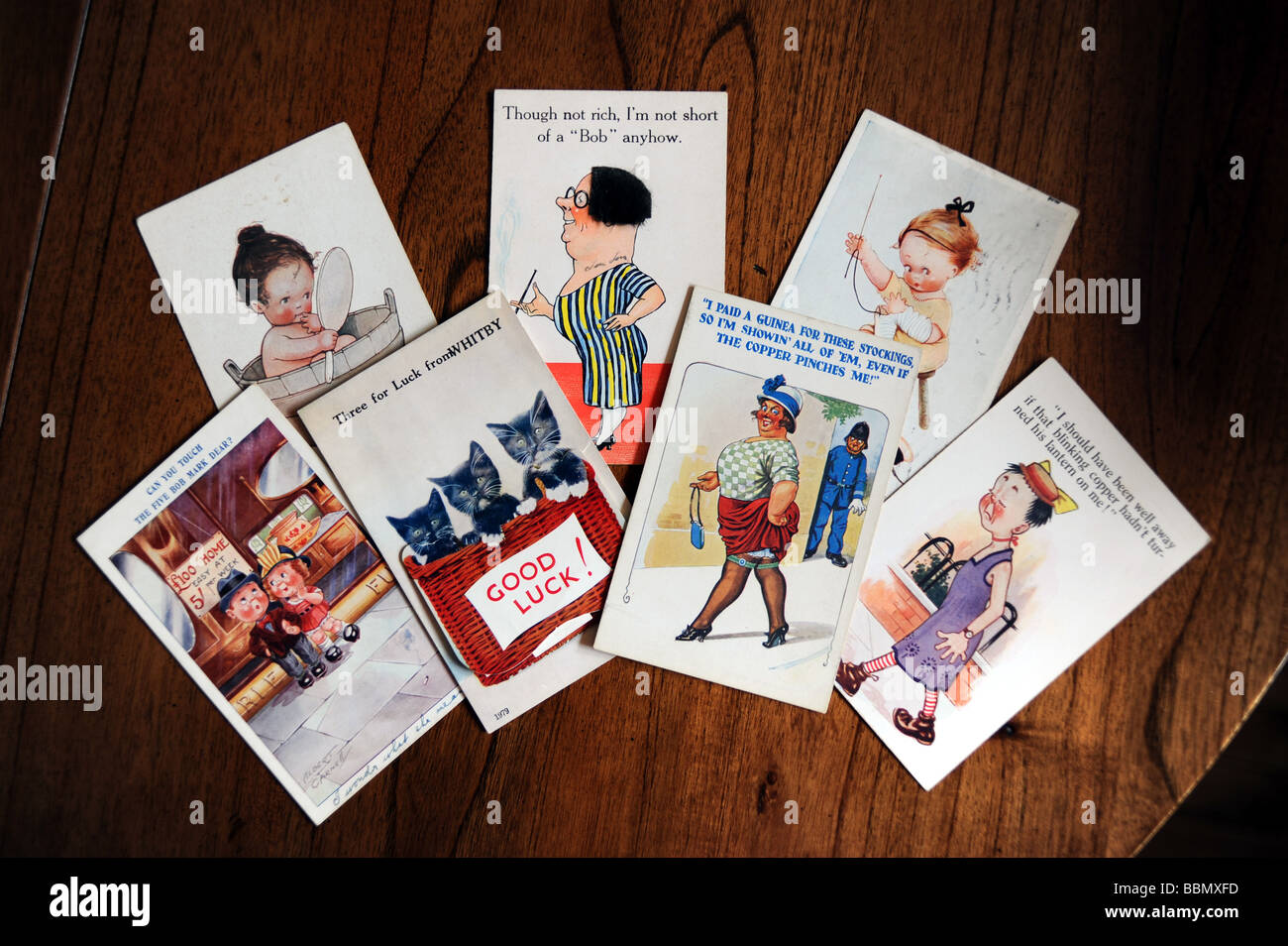 Saucy postcard hi-res stock photography and images - Alamy