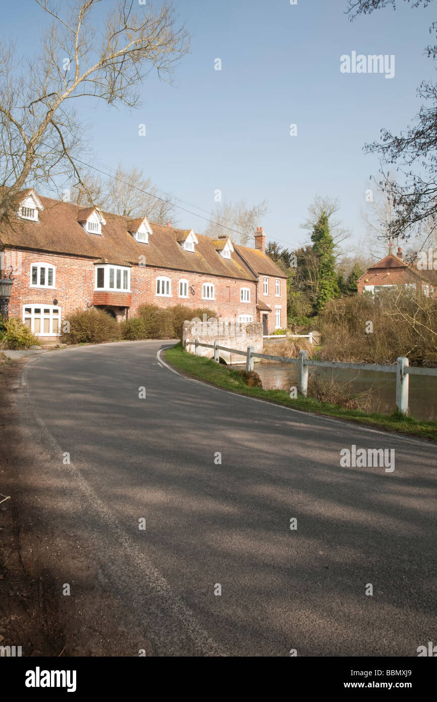 Denford Mill on the River Kennet near Hungerford Berkshire Uk Stock ...