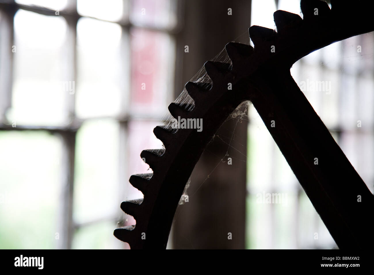 Gear wheel at Knockando Wool Mill, Morayshire, Scotland Stock Photo - Alamy