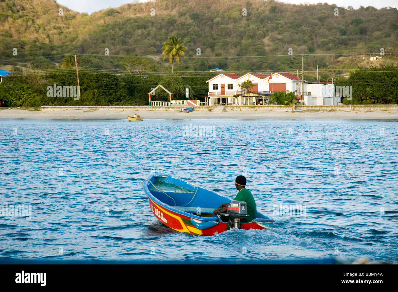 Tyrrel bay, Carriacou, Saint-Vincent and the Grenadines Stock Photo - Alamy