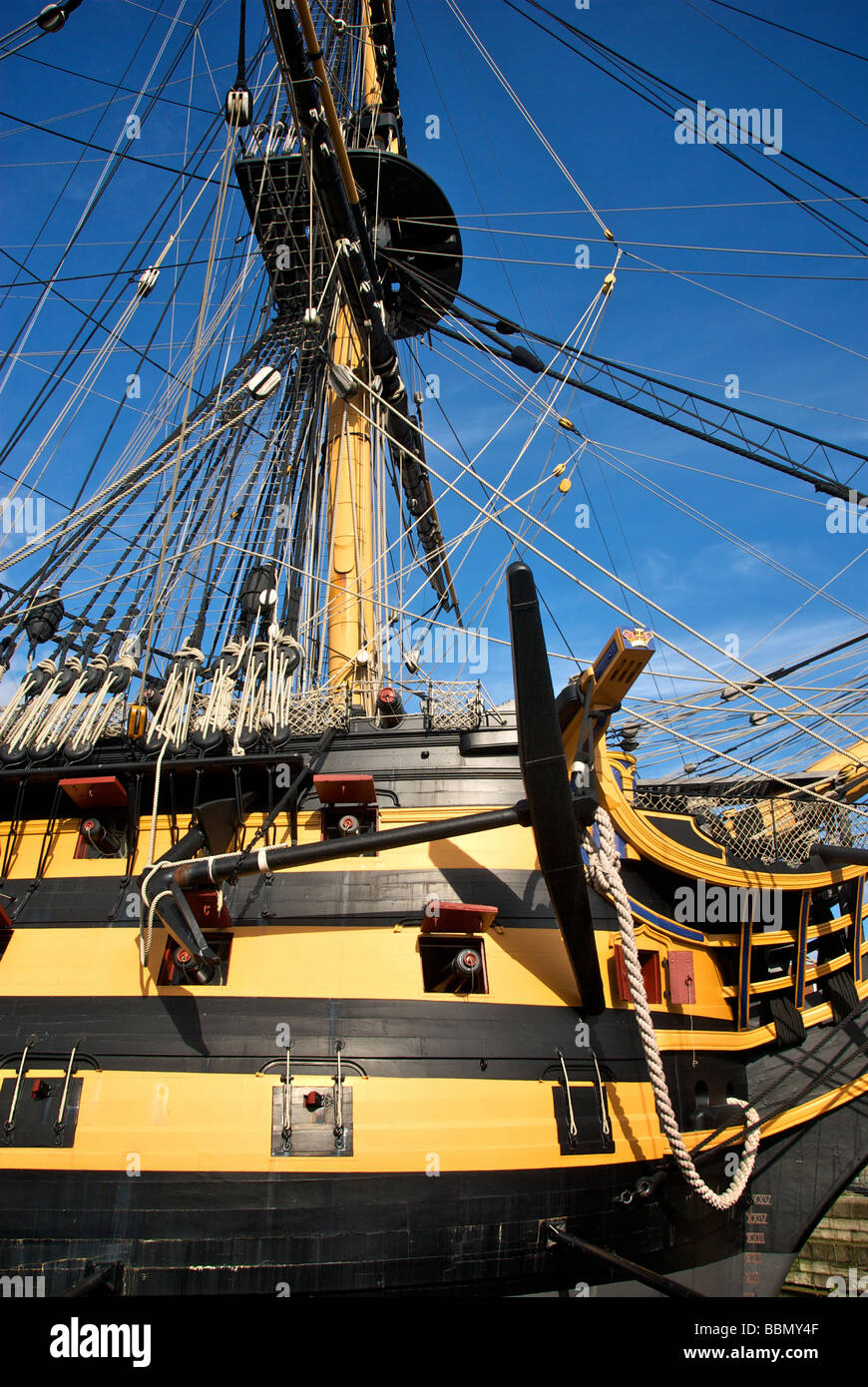 HMS Victory Portsmouth Harbour Naval Docks Stock Photo - Alamy