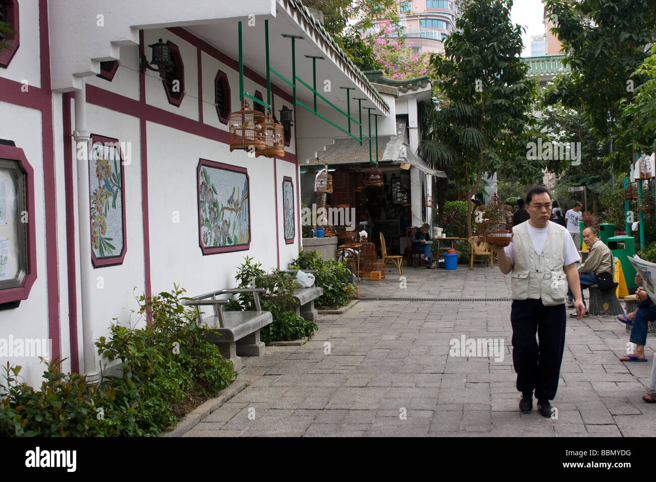 Bird market, Hong Kong Stock Photo - Alamy