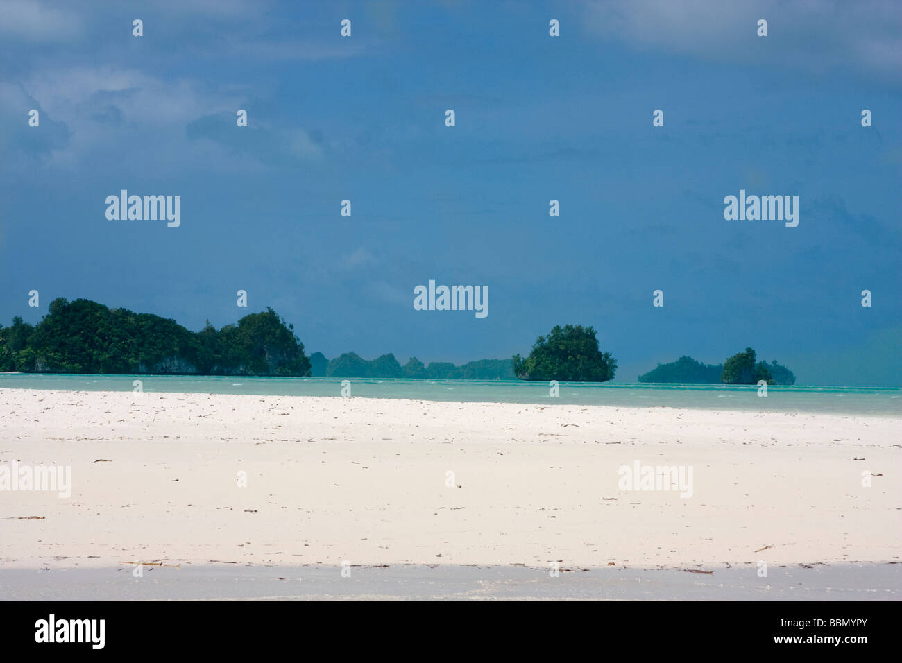 Tropical beach on Palau, Micronesia Stock Photo - Alamy
