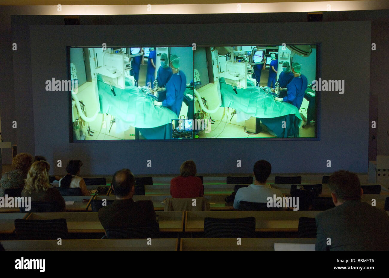 Students watching a surgical operation, Berlin, Germany Stock Photo - Alamy