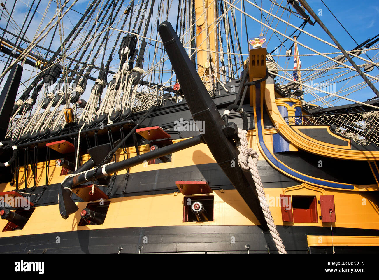 HMS Victory Portsmouth Harbour Naval Docks Stock Photo - Alamy