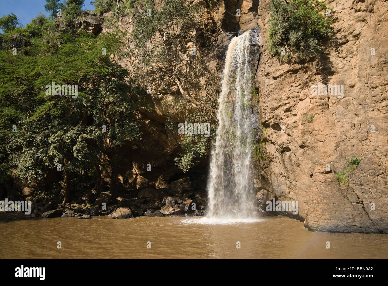 Makalia waterfall NAKURU NATIONAL PARK KENYA EAST Africa Stock Photo ...