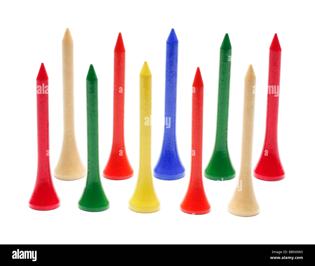 Golf tees Cut Out Stock Images & Pictures - Alamy