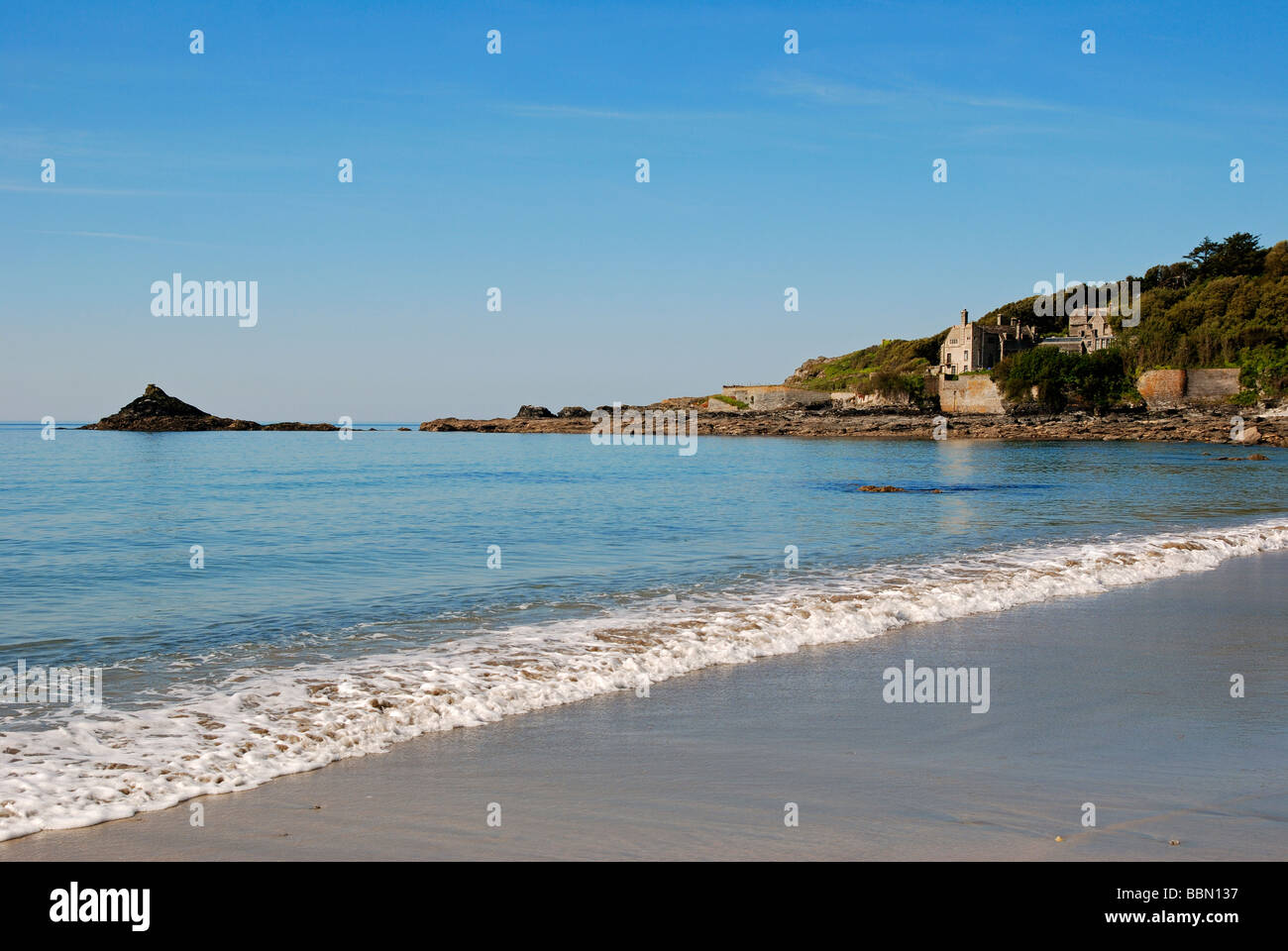 the beach at prussia cove, cornwall, uk Stock Photo - Alamy