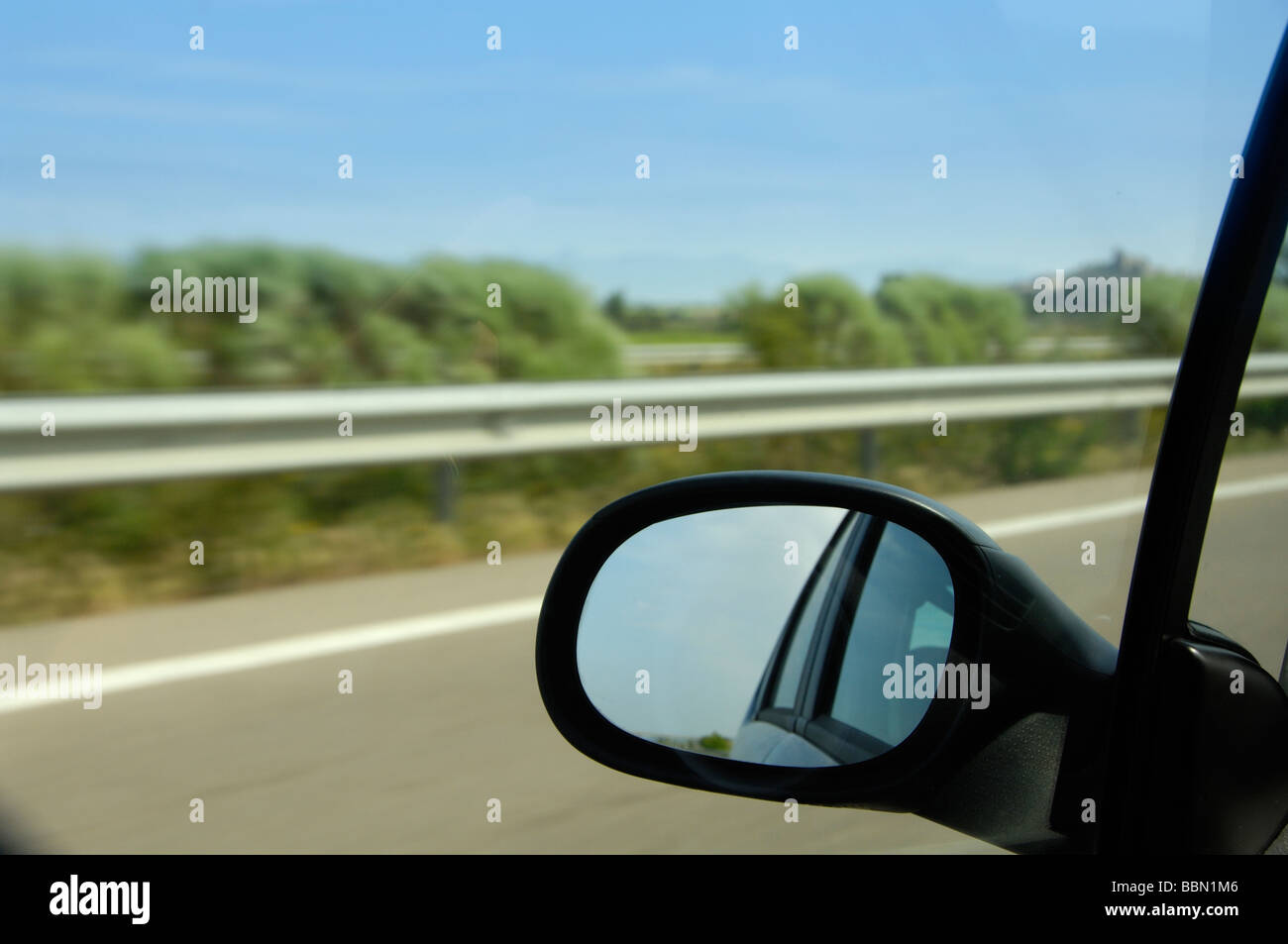 External mirror in a car Stock Photo - Alamy