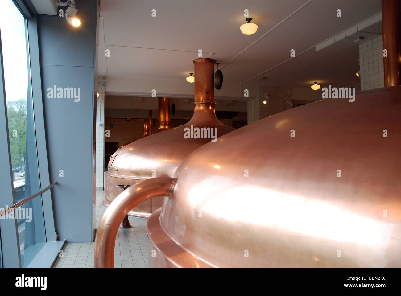 heineken beer brewing kettle Stock Photo - Alamy