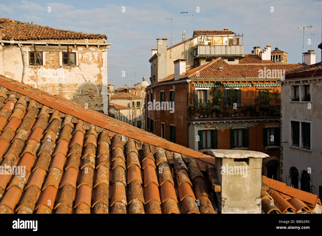 View over the roofs of Venice, Italy, Europe Stock Photo - Alamy