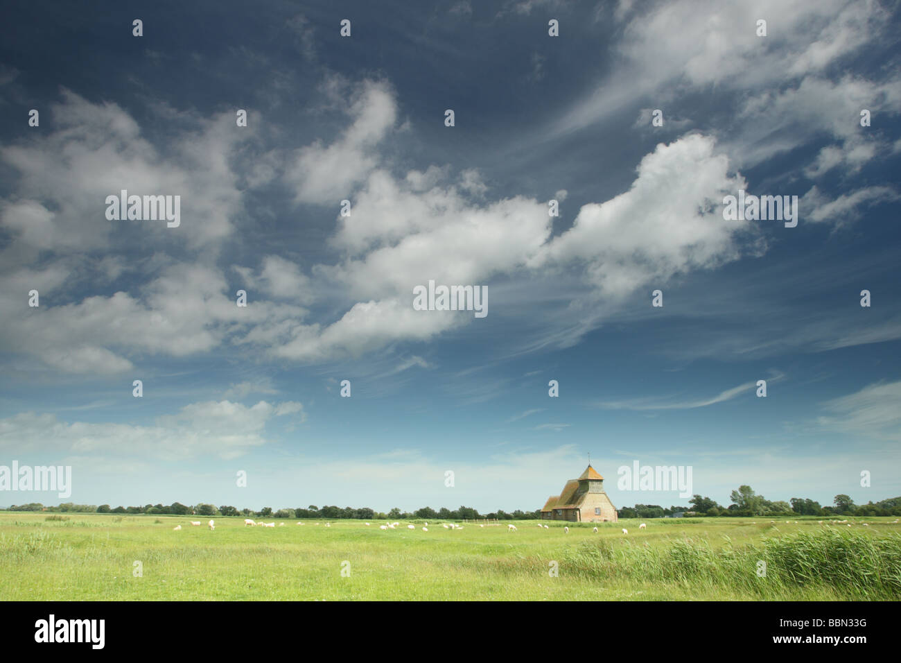 Romney marsh church kent hi-res stock photography and images - Alamy