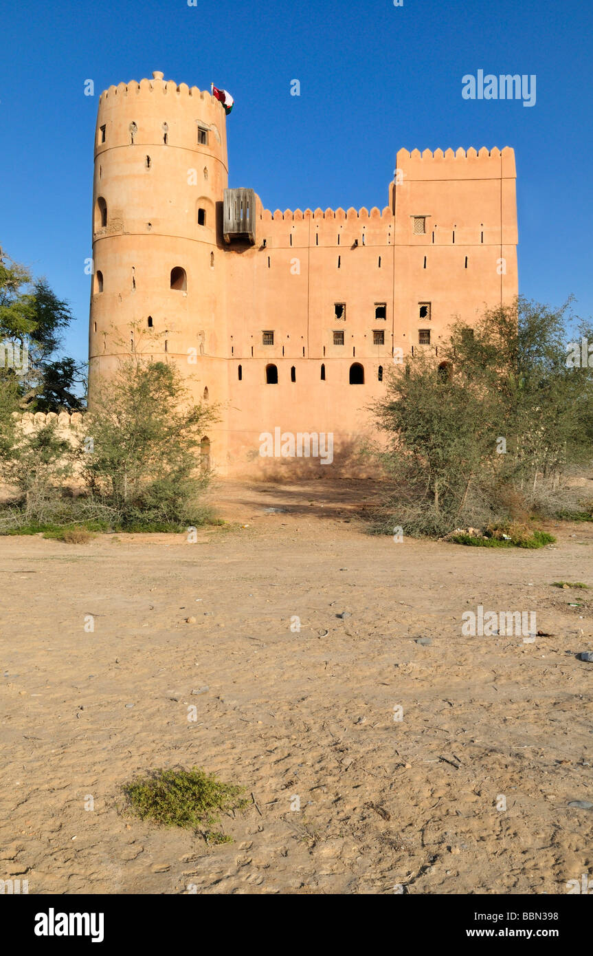 Historic adobe fortification Bait Na'aman or Bait an Naman Fort or ...