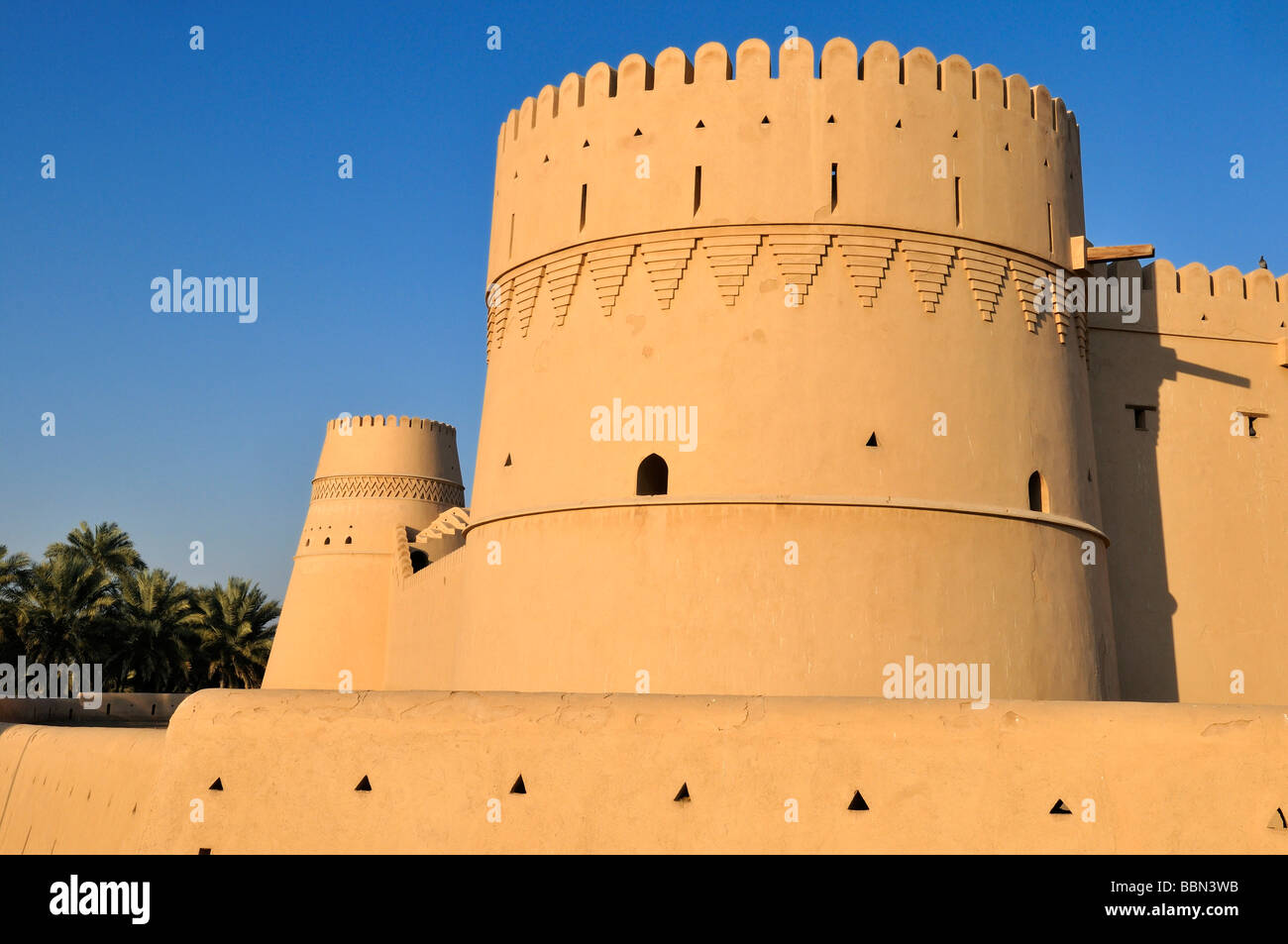 Historic adobe fortification Al Khandaq Fort or Castle, Buraimi, Al ...
