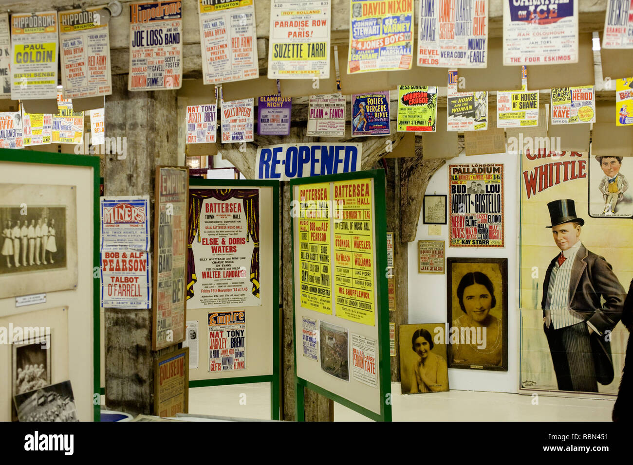 Exhibition of music hall and variety posters, advertising bills and ...