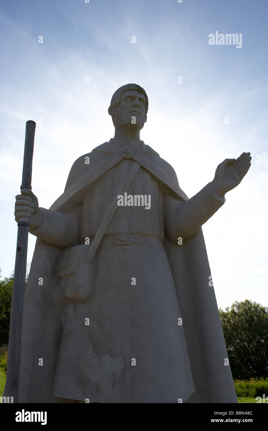statue of saint patrick at Lough Derg pilgrimage site county donegal ...