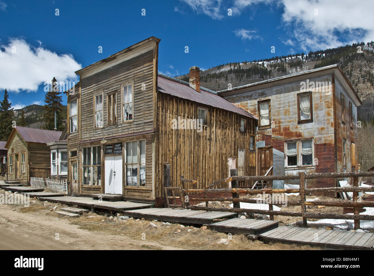 Colorado Saint Elmo ghost town National Historic Site settled 1878 ...