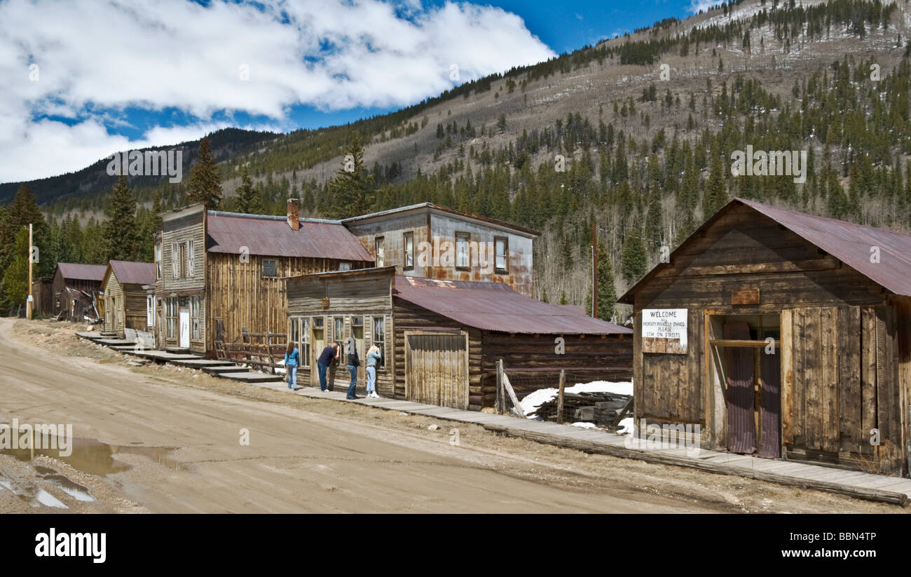 Colorado Saint Elmo ghost town National Historic Site settled 1878 ...